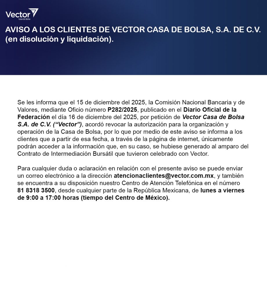 e-Vector – Plataforma de productos financieros bursatiles